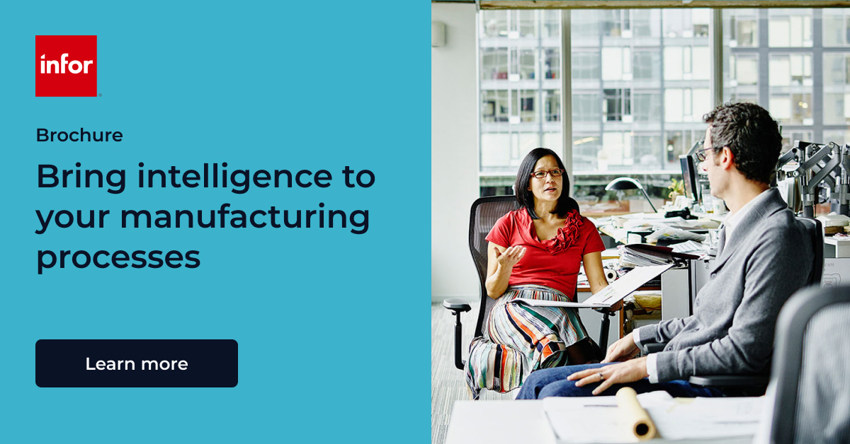 AI and ML | Manufacturing brochure | Infor