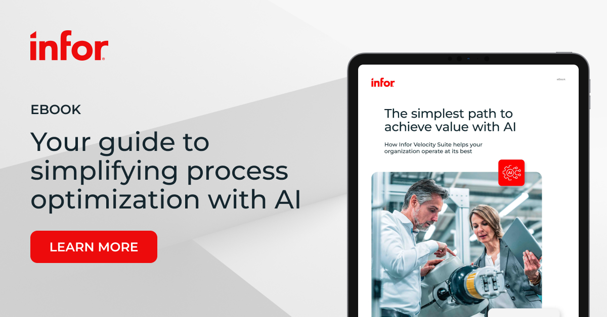 Three steps to achieve AI ROI with Infor Velocity Suite | Infor