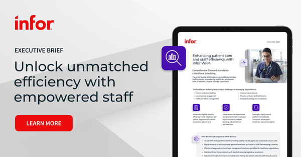 Infor WFM: Driving work agility in healthcare service