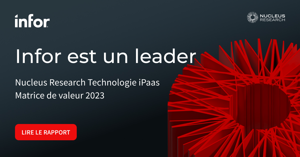 iPaaS Technology Value Matrix 2023 de Nucleus | Infor