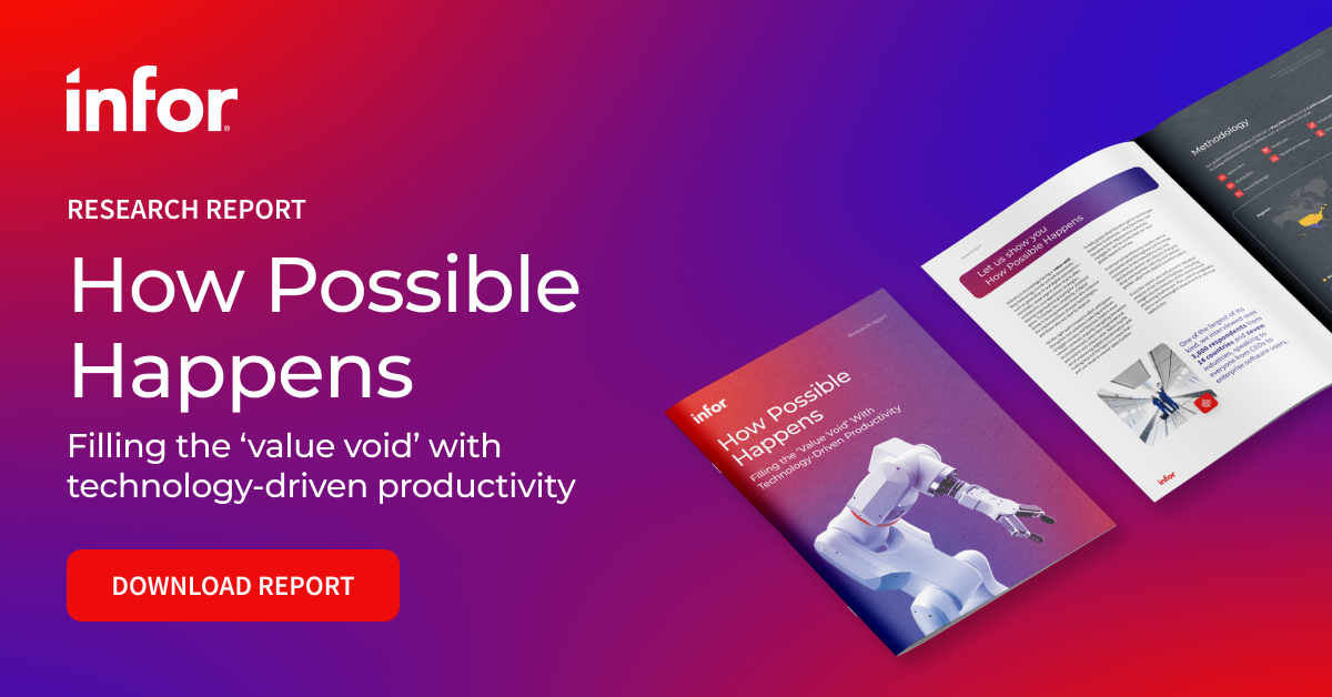 Increase Productivity and drive value | Research | Infor