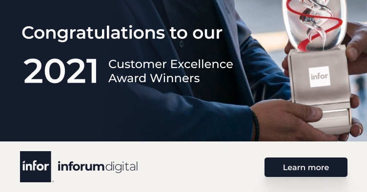 Infor Announces 2021 Customer Excellence Award Winners