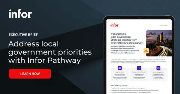 Tackling key local government issues | Executive brief | Infor