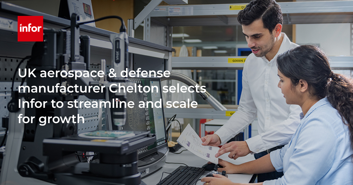 Chelton Takes Flight with Infor CloudSuite