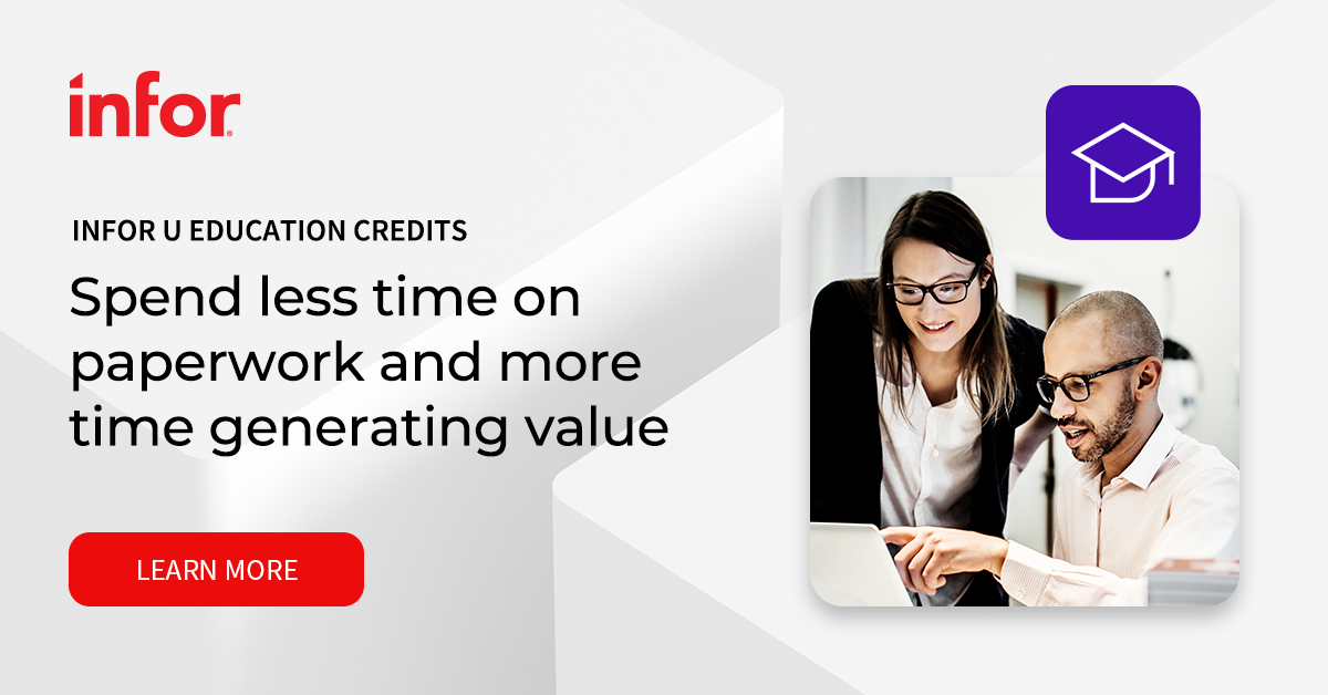 Infor Education Credits