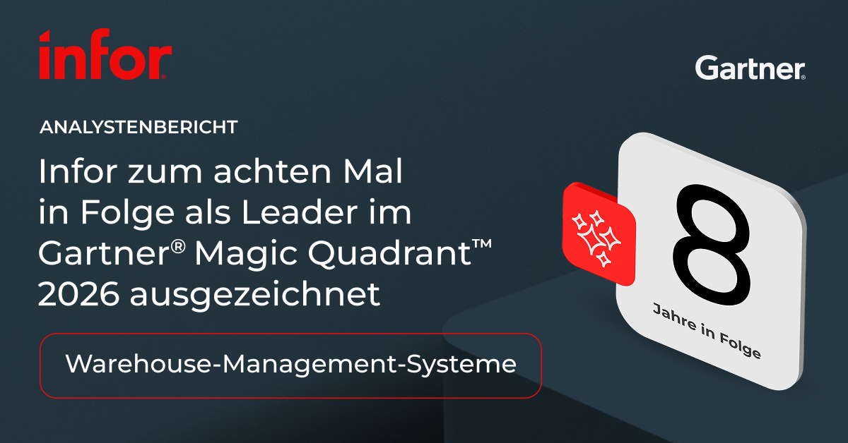 Infor ist Marktführer im Gartner Magic Quadrant 2025