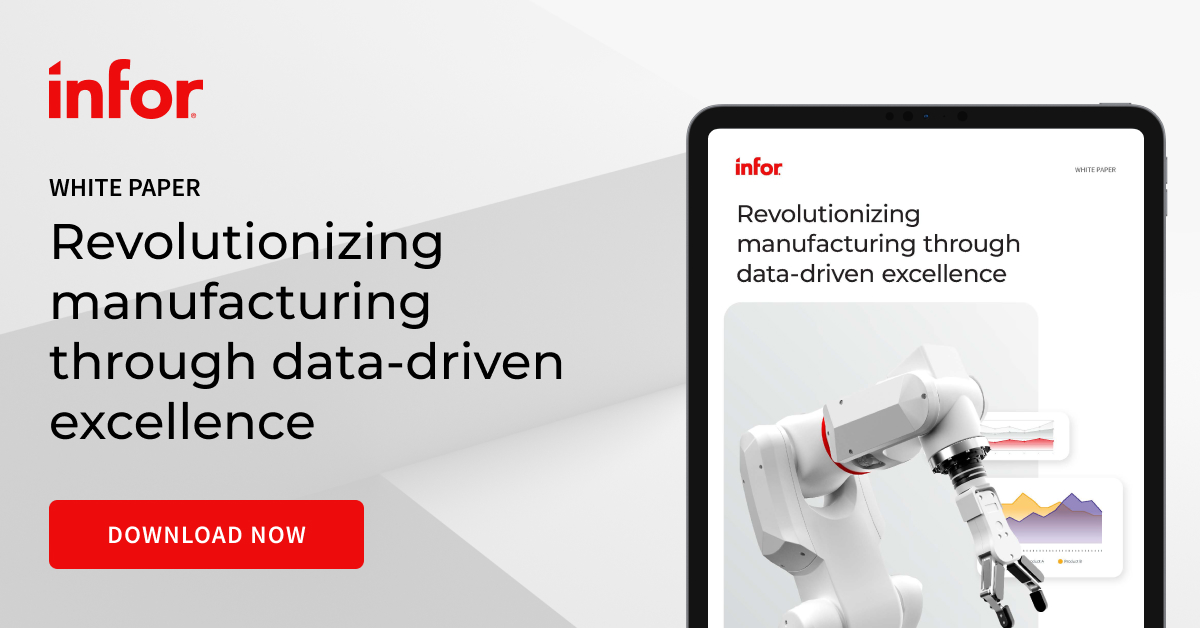 Data-Driven Manufacturing | White Paper | Infor