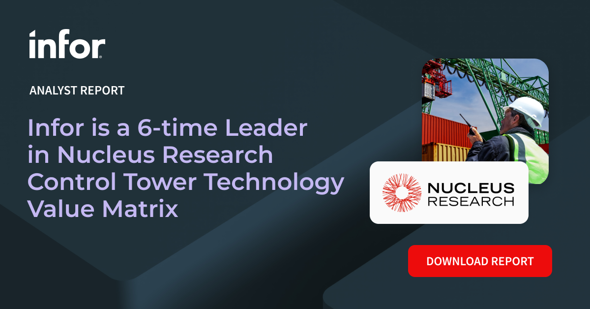 Infor Nexus leads in control tower technology | Infor