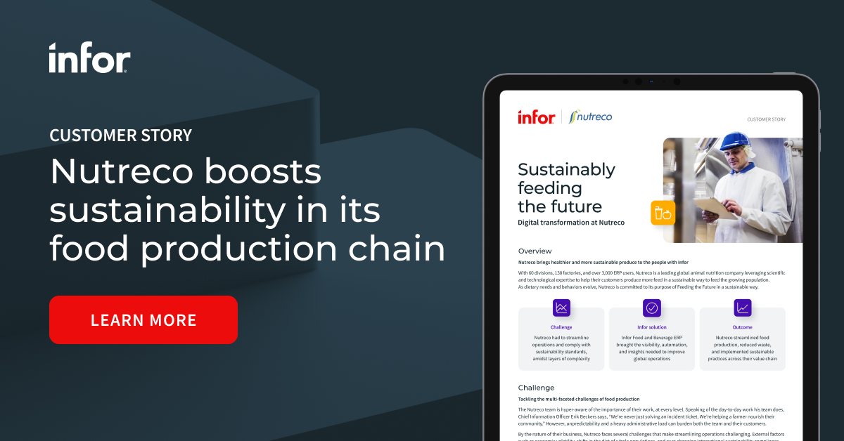 Nutreco's Cloud ERP Success | Case Study | Infor