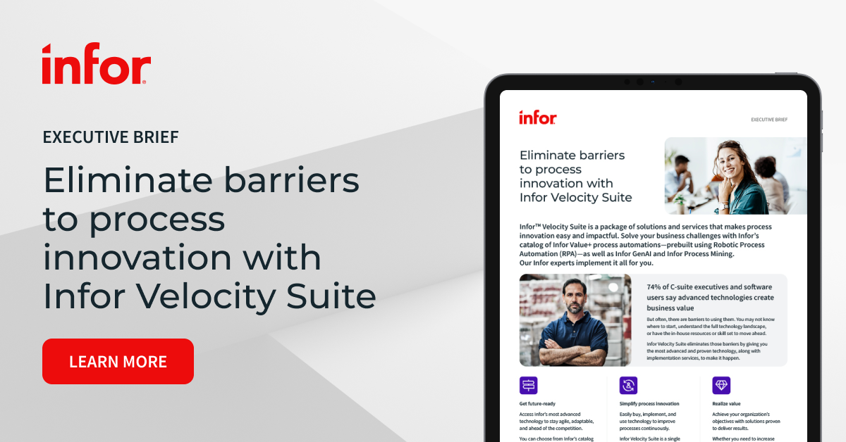Infor Velocity Suite | Executive Brief | Infor