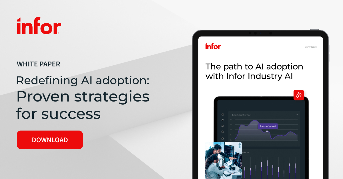 The path to AI adoption with Infor Industry AI | White paper