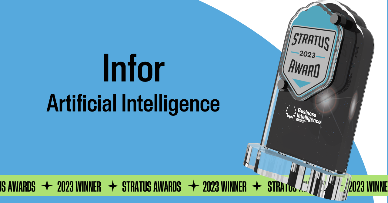 Infor Wins Stratus Award for Cloud Computing