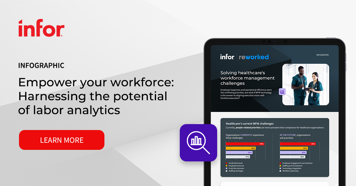 Empower healthcare’s workforce with analytics | Infor