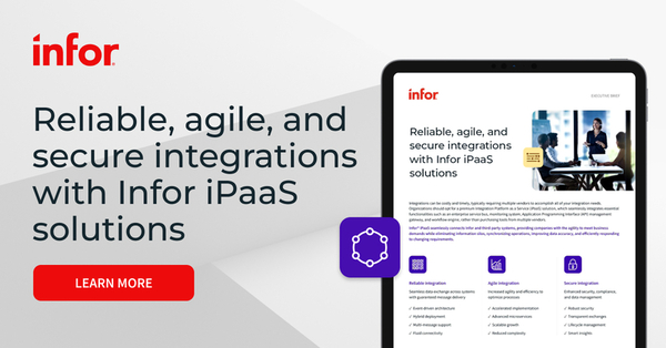 Infor iPaaS solutions deliver seamless integrations