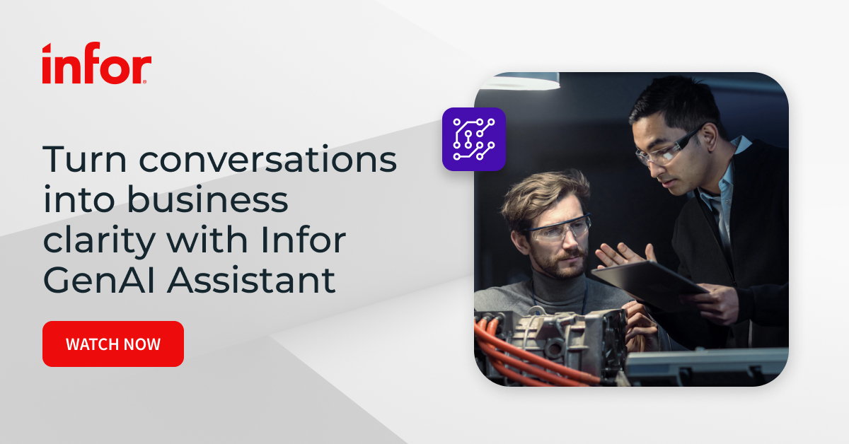 Get instant answers with Infor GenAI Assistant