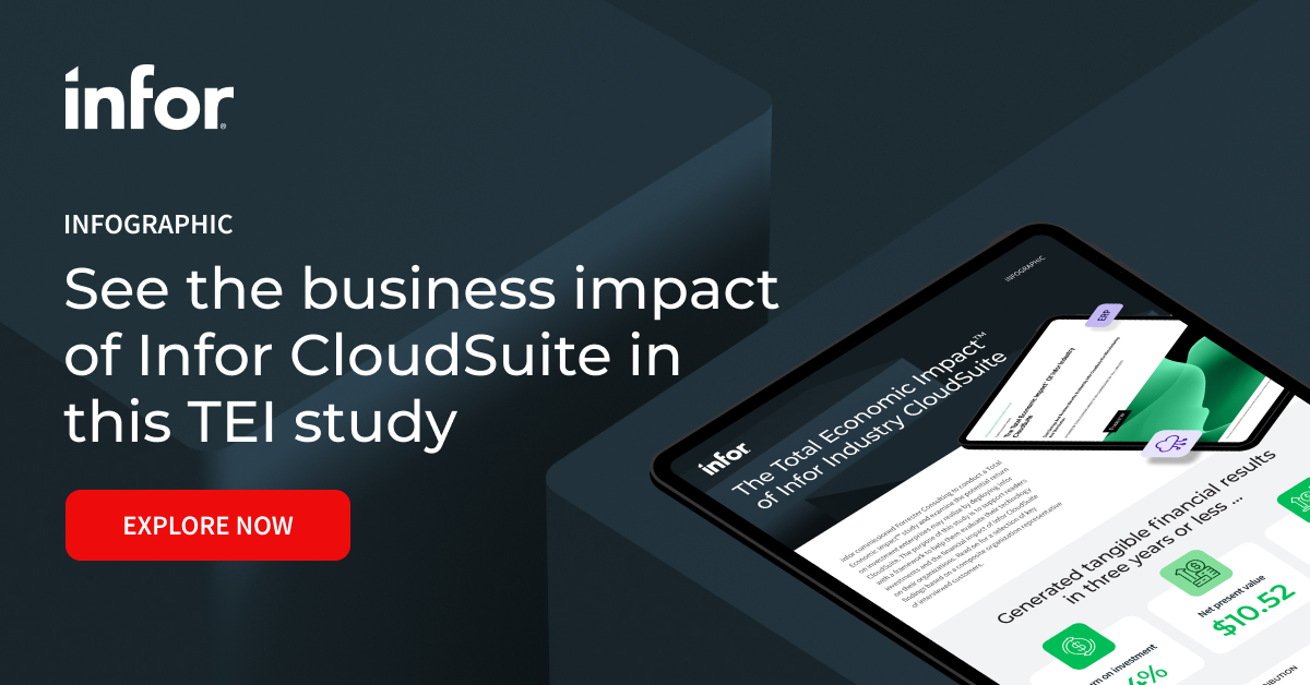 The TEI of Infor Industry CloudSuite | Infor