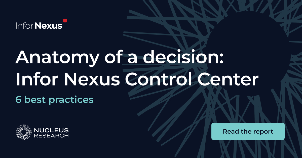 Nexus Control Tower Anatomy of a Decision | Nucleus Analyst Report ...