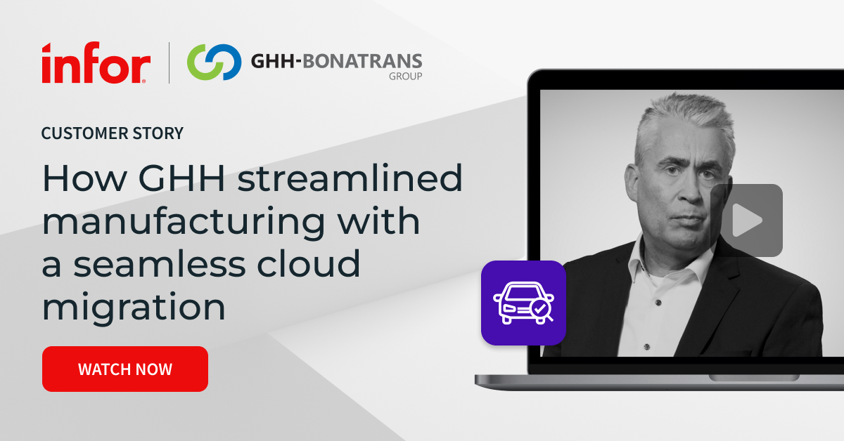 GuteHoffnungsHütte (GHH) | Customer Story | Infor