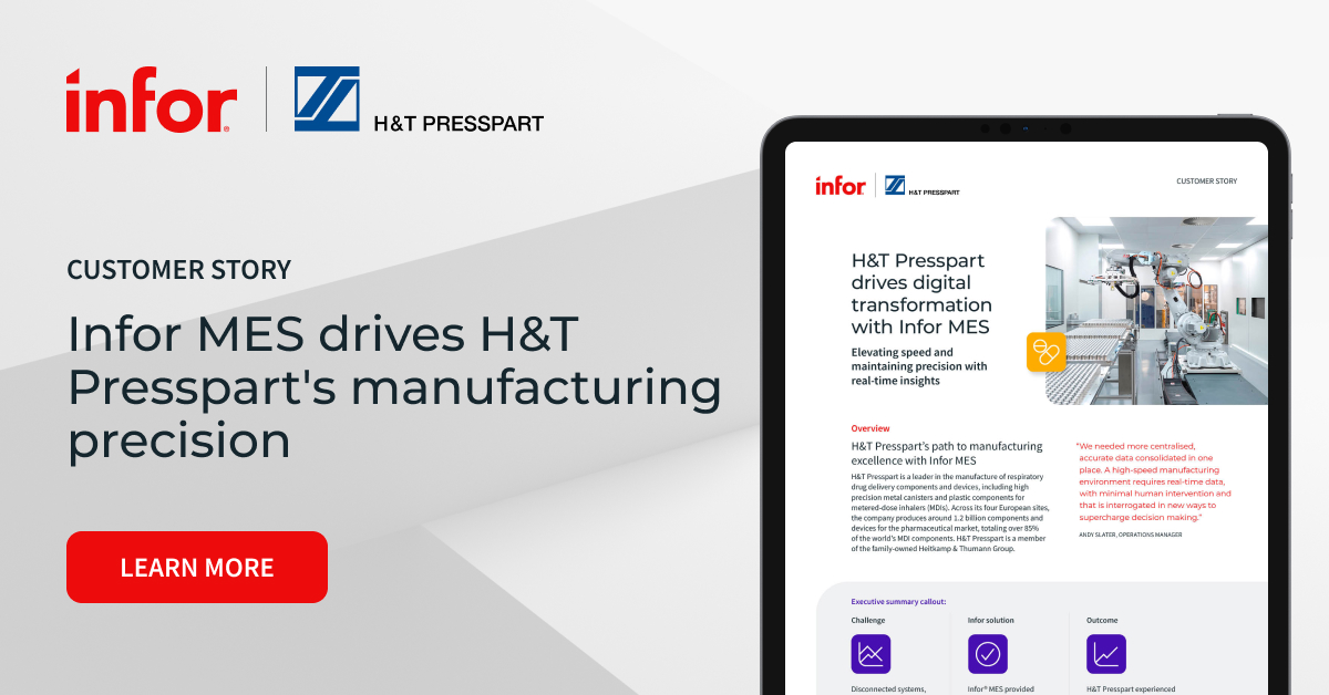 Manufacturing Execution System | Case study | Infor
