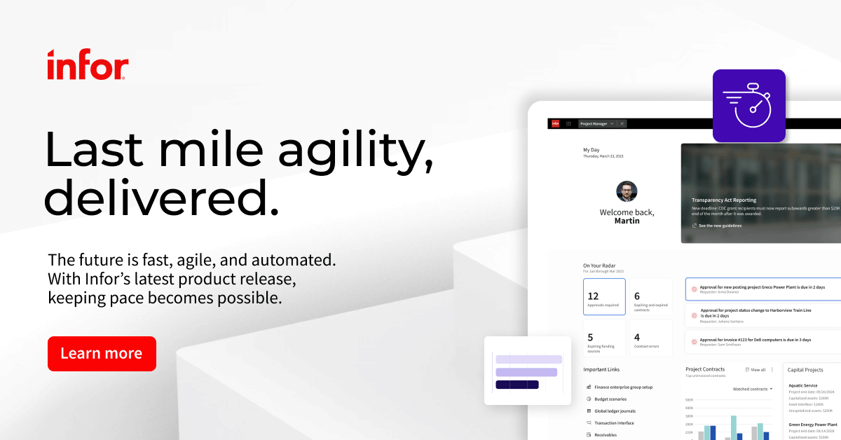 Infor product release enhancement highlights