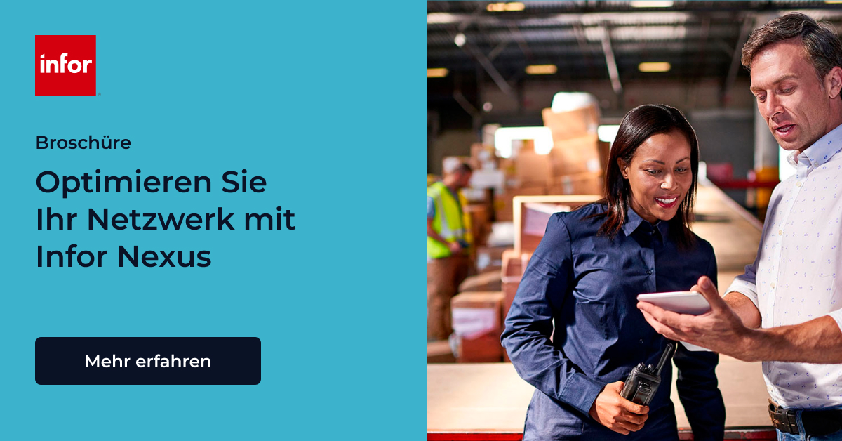 Infor Nexus-Plattform | Lieferkettenbroschüre | Infor