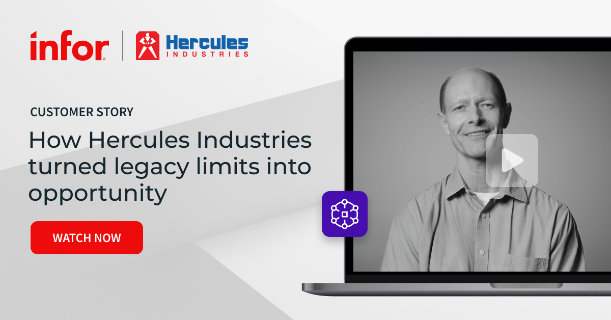 Hercules Industries boosts growth with scalable ERP | Infor