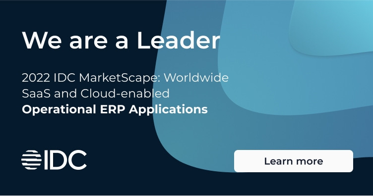 領先雲端 ERP | IDC MarketScape 分析師報告 | Infor