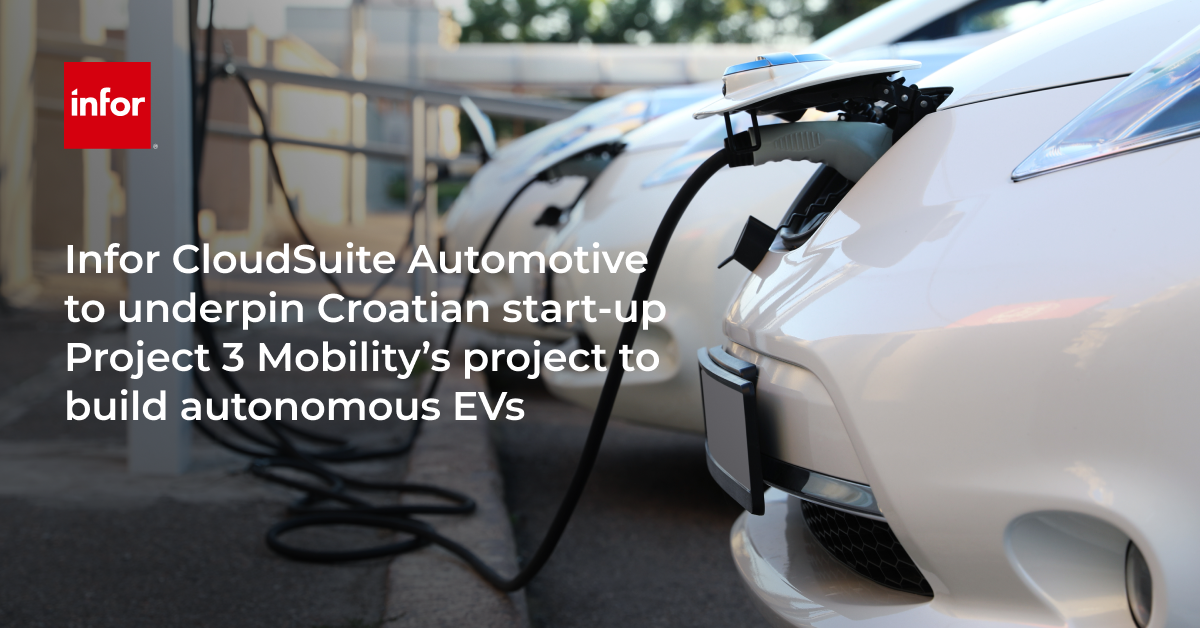 Project 3 Mobility Deploys Infor to Support Urban Mobility Project