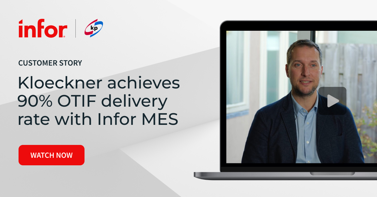 Kloeckner Pentaplast | Customer story | Infor