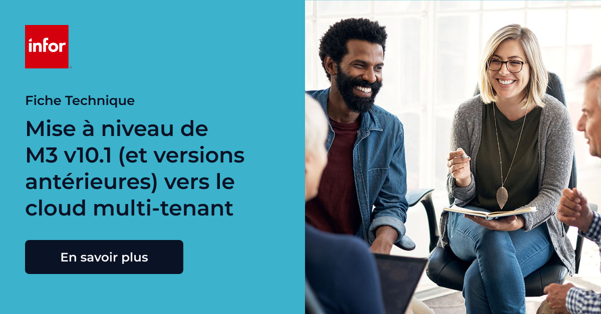 MAJ du cloud multi-tenant | Fiche tech. ERP M3 v10.1 | Infor
