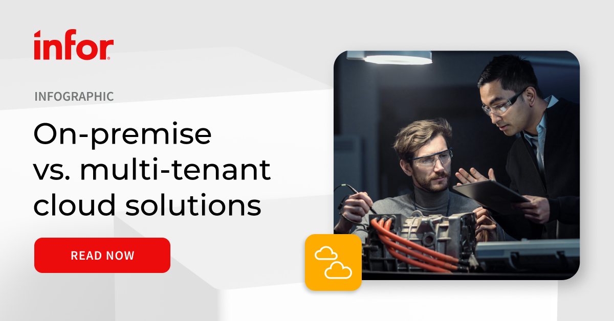 Compare on-premises and cloud | Infographic | Infor