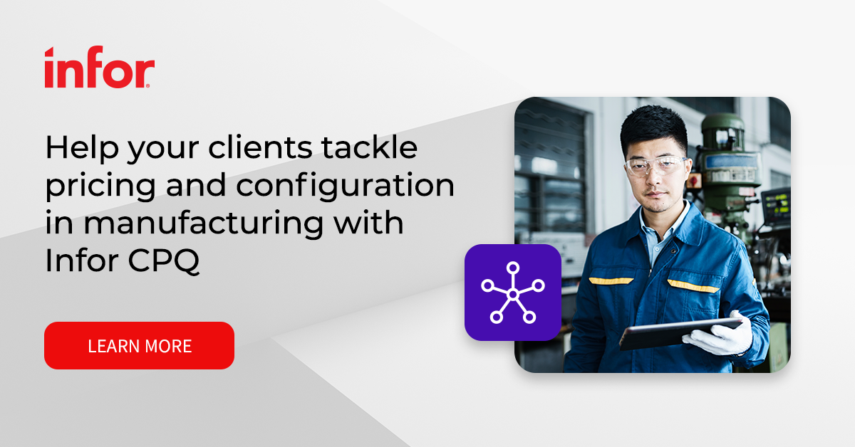 Infor CPQ accelerates sales | Infographic