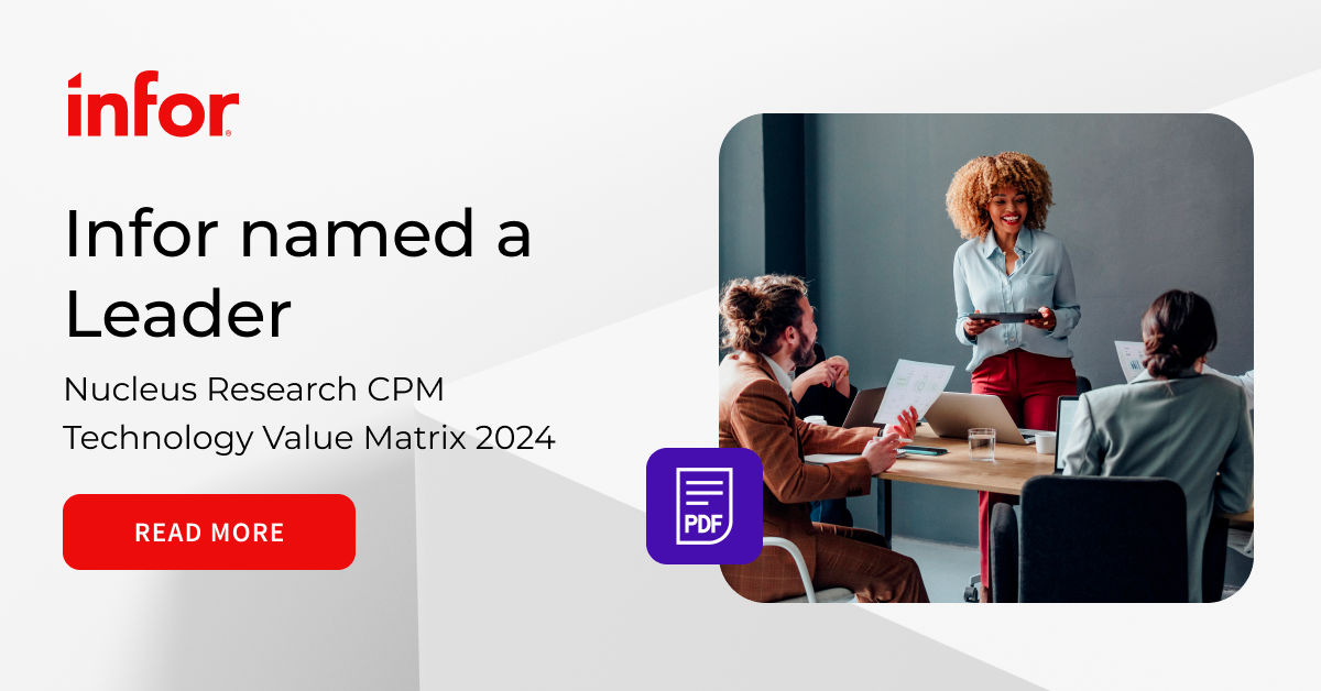 Nucleus Research CPM Technology Value Matrix 2024