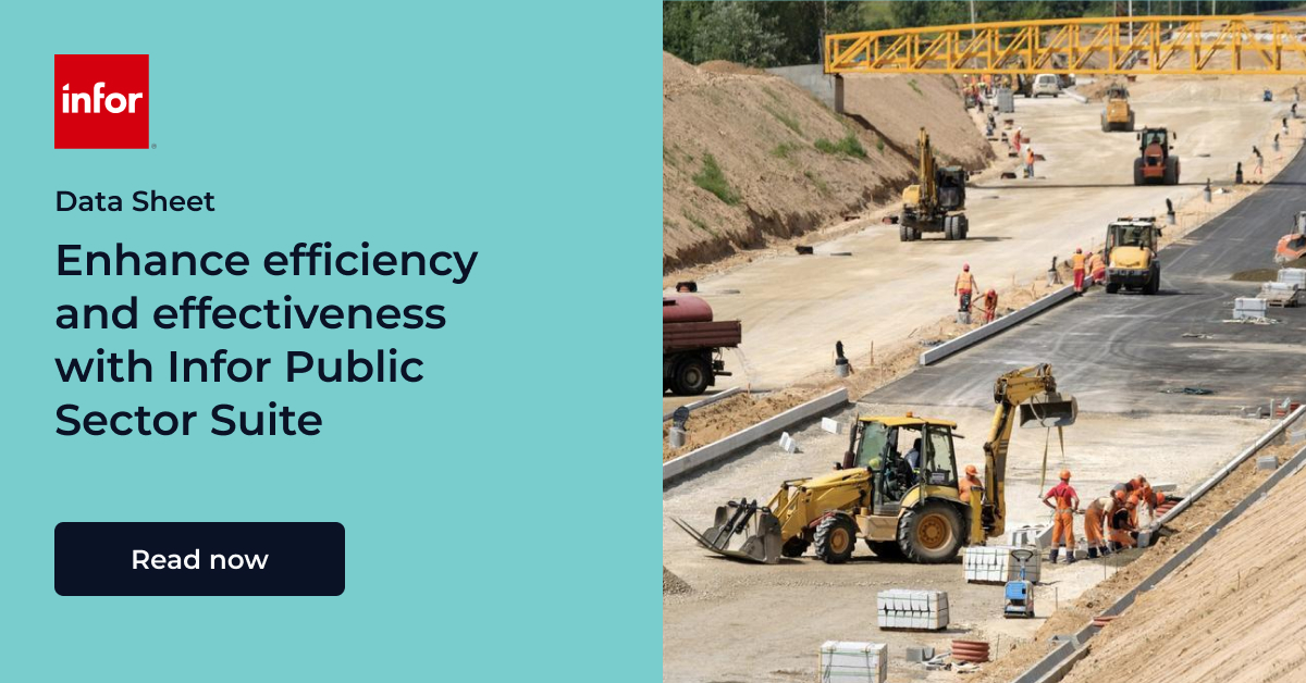 Community Development & Regulation (CDR) Data Sheet | Infor