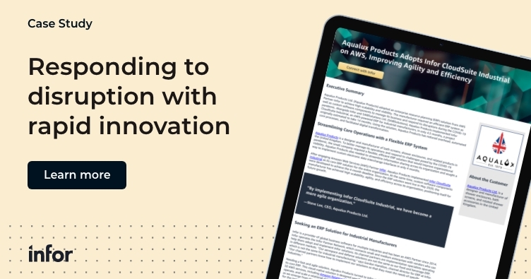 Aqualux improves efficiency | AWS case study | Infor