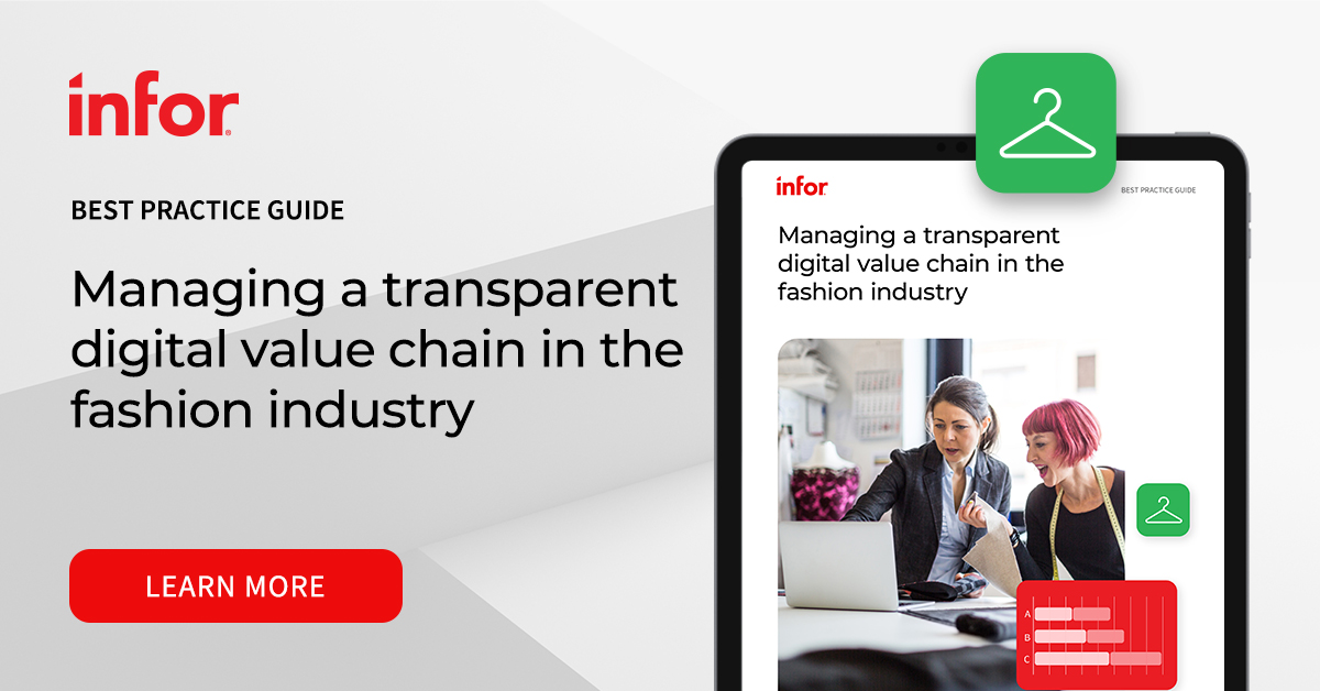 Transparent value chain | Fashion manufacturing software | Infor
