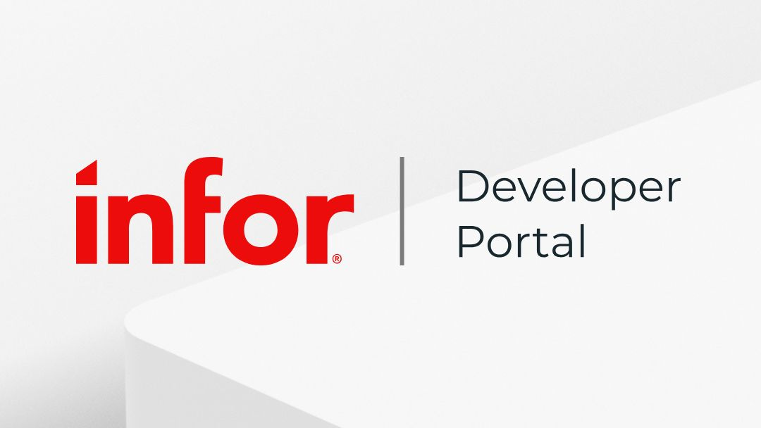 Infor Developer Portal