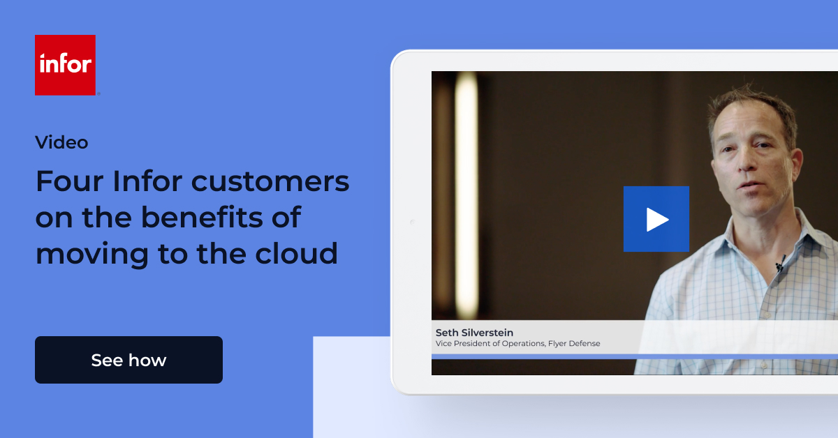 Finding Success in the Cloud | Video Testimonials | Infor