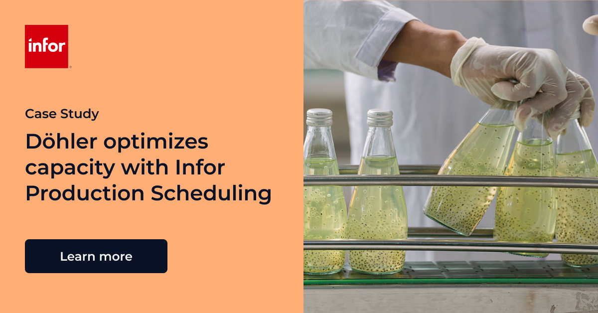 Döhler improves capacity utilization | Production Scheduling case study ...
