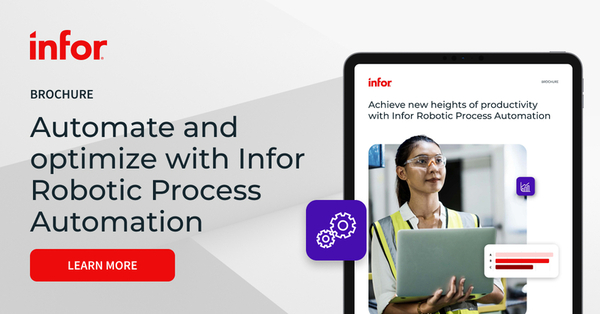Infor Robotic Process Automation | Brochure | Infor