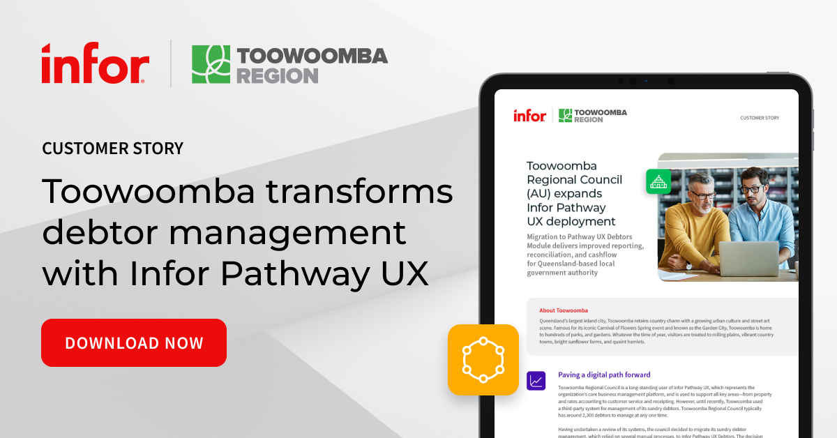 Transforming debtor management | Infor Pathway | Case Study