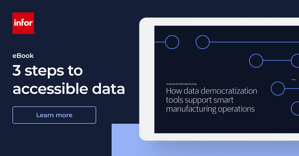 Data democratization for smart operations eBook | Infor