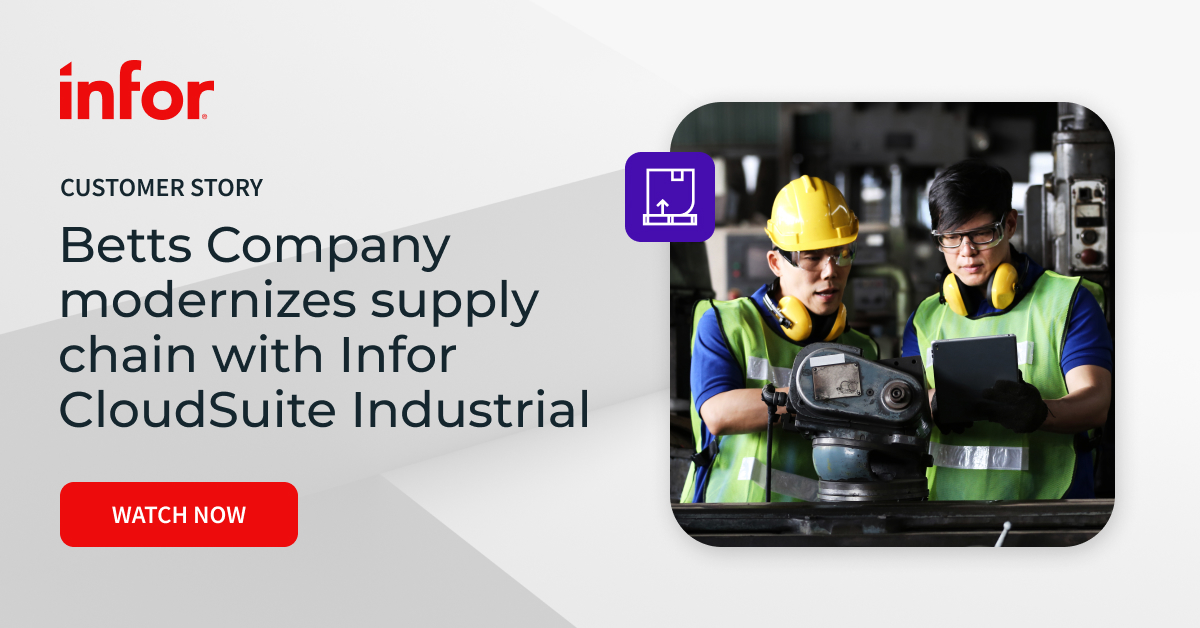 Betts Company | Customer story | Infor