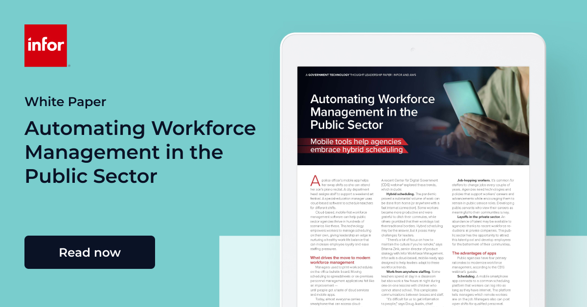 Automating WFM in the Public Sector