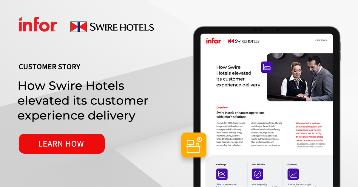 Swire Hotels | Case Study | Infor