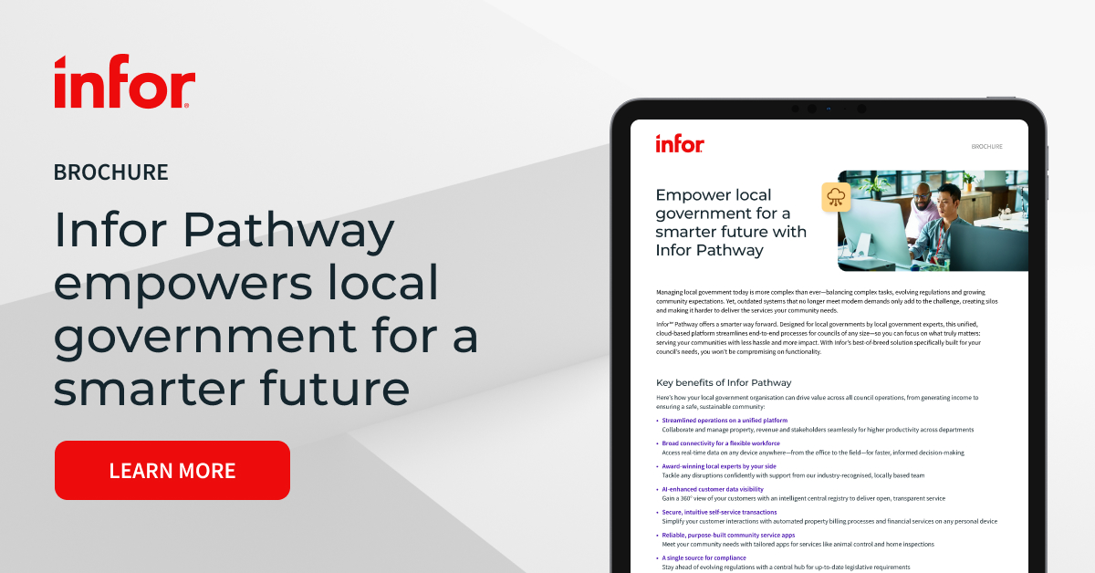 Empower local government with Infor Pathway | Brochure | Infor