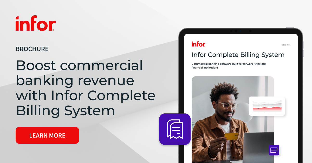 Pricing and billing software | Banking brochure | Infor