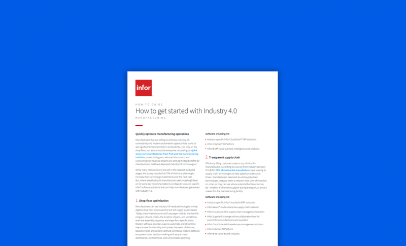 Infor LN | ERP software for manufacturing | Infor Infor LN | ERP software for manufacturing | Infor