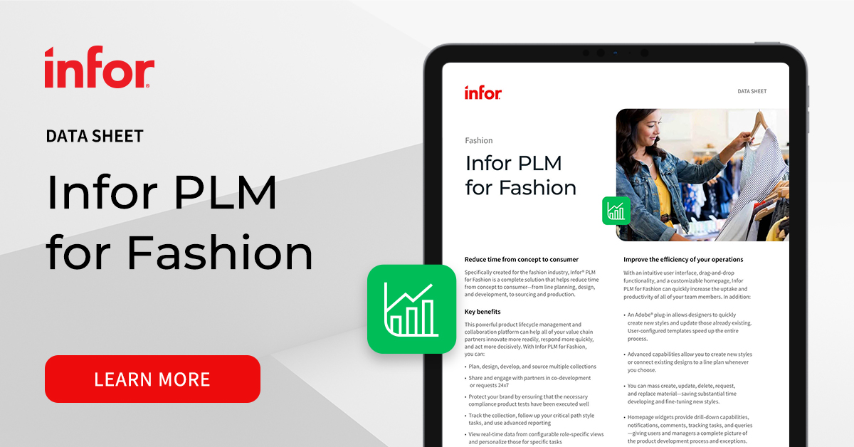 PLM for Fashion | Data sheet | Infor