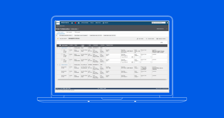 Infor Nexus | Supply chain network optimization | Infor